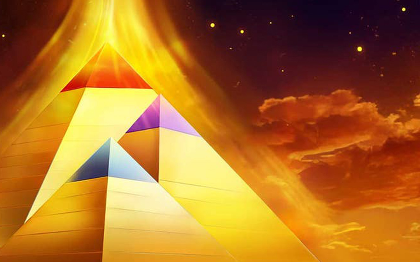 3 Pyramids of Gold: Hold & Win