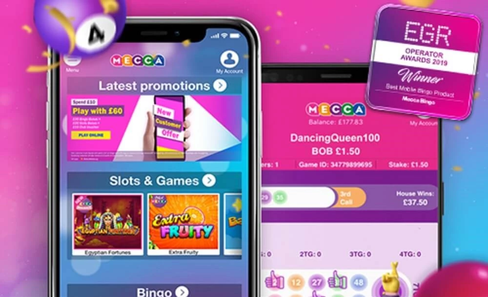 Play on Mobile Apps | Mecca Bingo