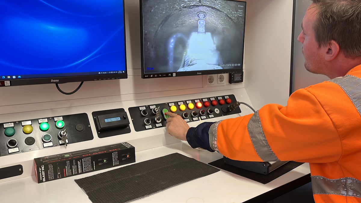 Nieuwe werkinstructie robotfrezen van asbesthoudend voegenkit in riolen