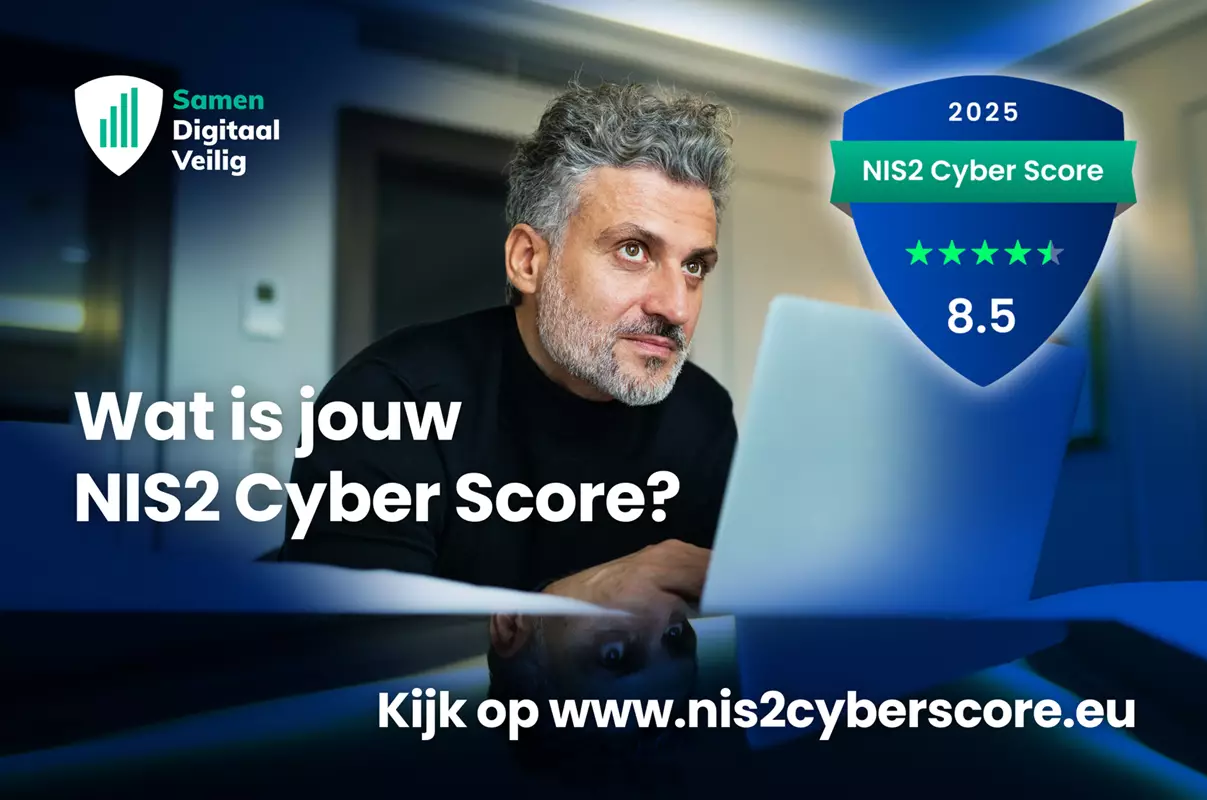 Check nu gratis je NIS2 Cyber Score
