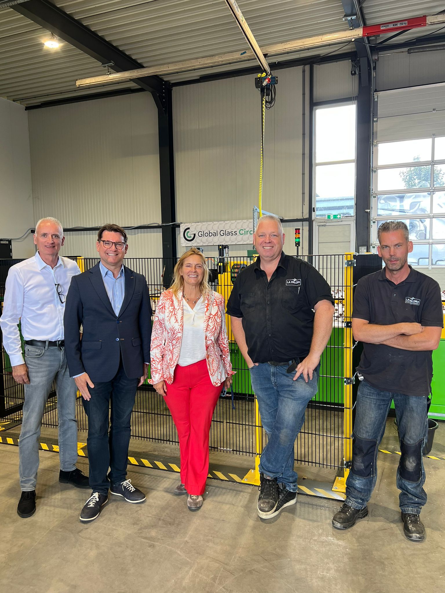 Europarlementariër Jeannette Baljeu bezoekt Vlakglasrecycling Nederland ...