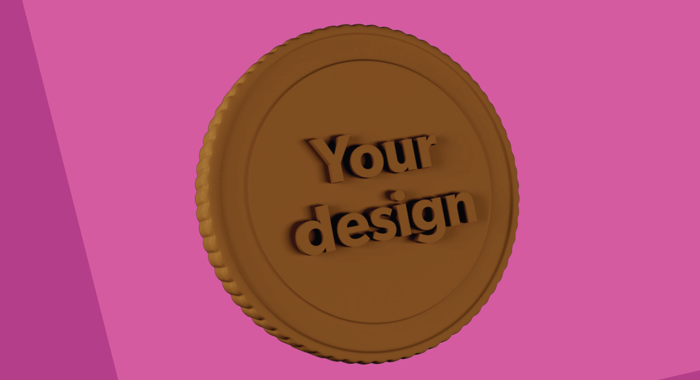 Design our 175 commemorative chocolate coin and win prizes!
