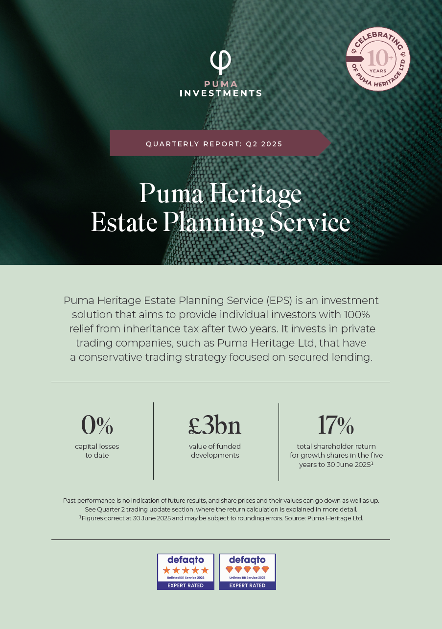 Puma Heritage Estate Planning Service