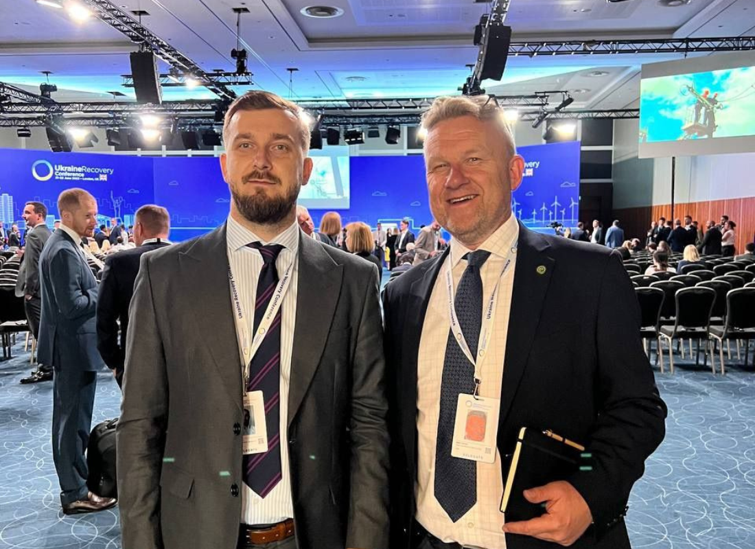 Egis team participates in the International Ukraine Recovery Conference ...