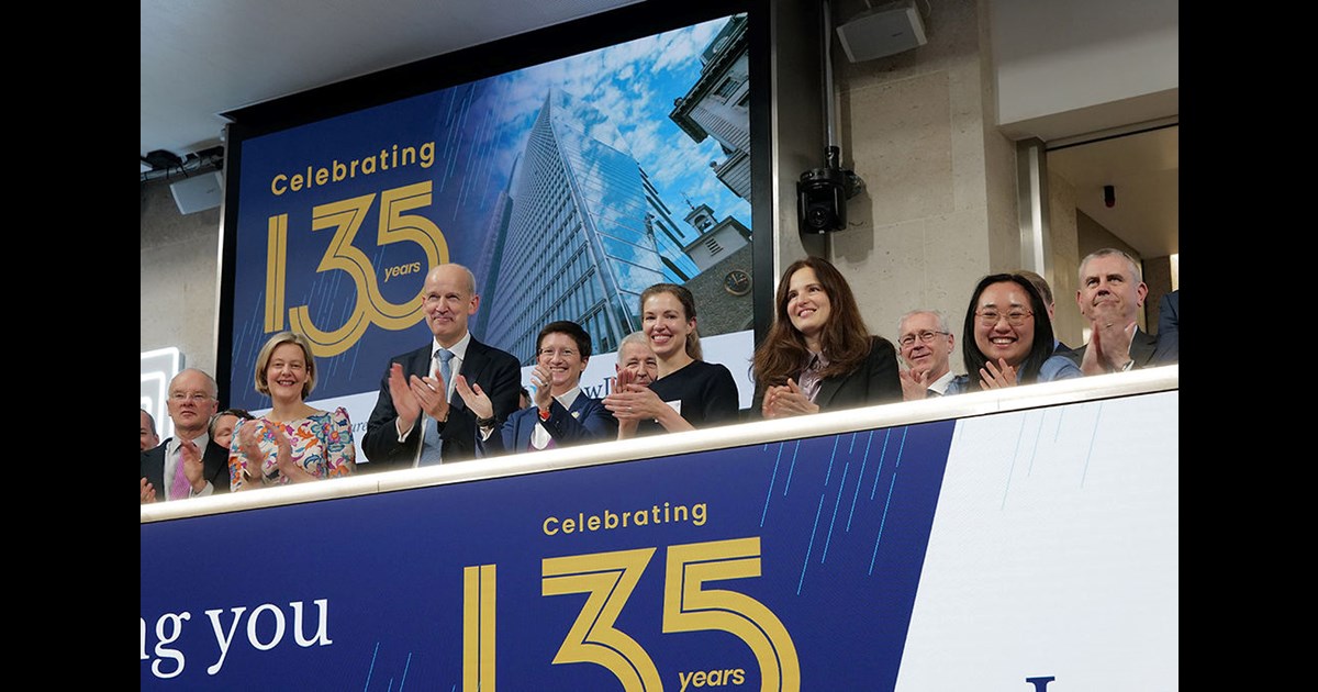 Law Debenture celebrates 135th anniversary on the London Stock Exchange ...