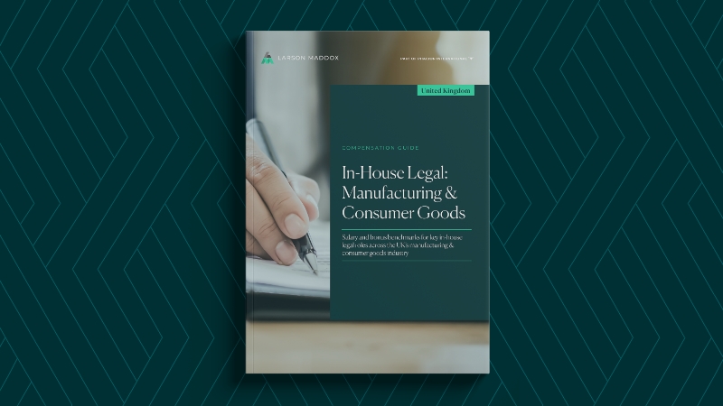 UK In-House Legal: Manufacturing & Consumer Goods Compensation Guide ...
