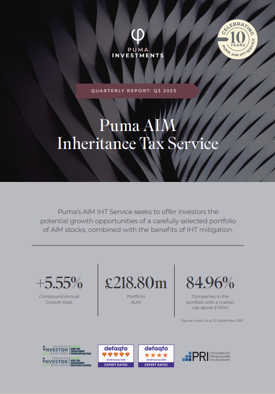Puma AIM Inheritance Tax Service