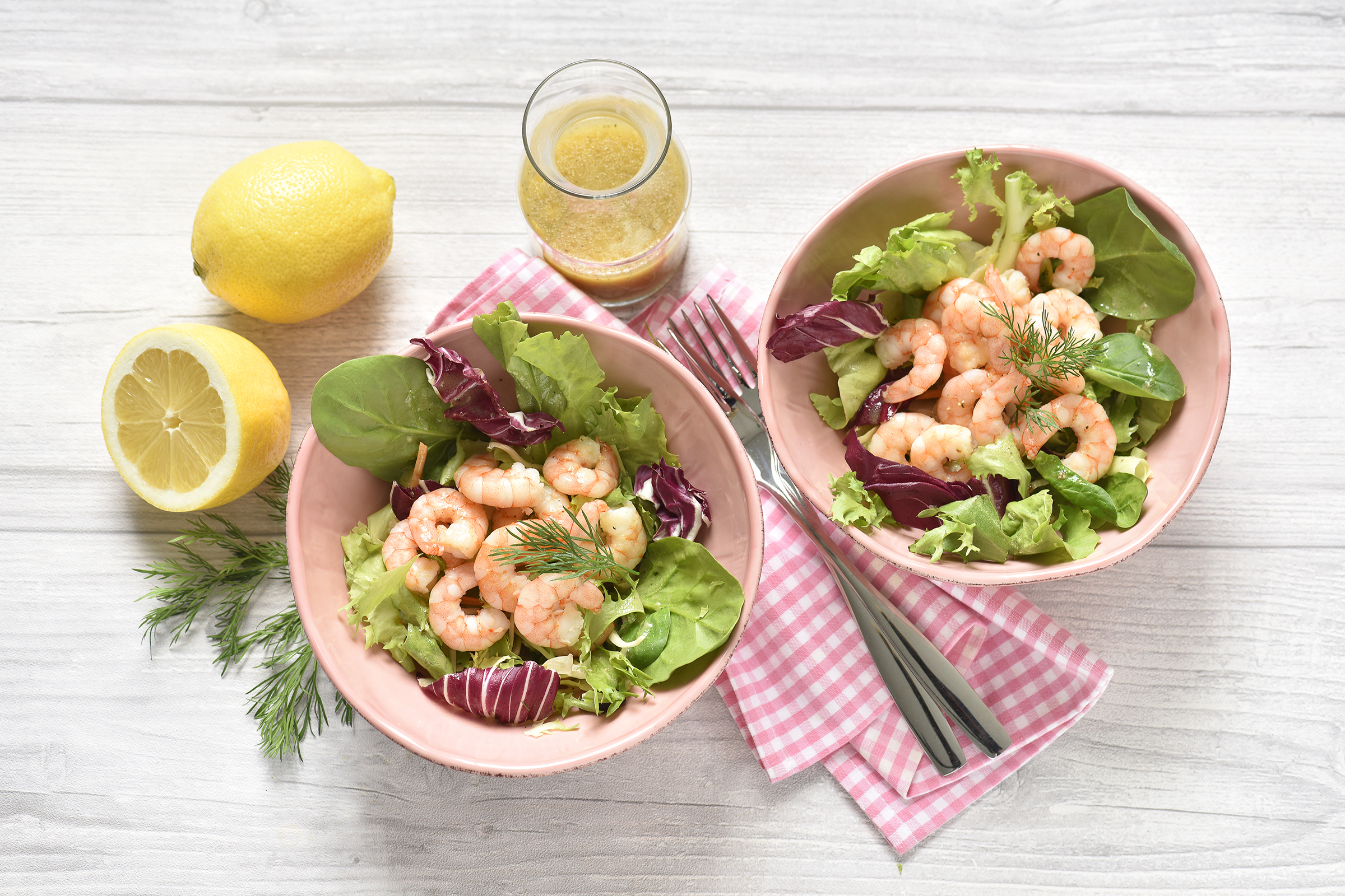 Pacific Prawns mit Kräutersalat – Ein frischer Genuss
