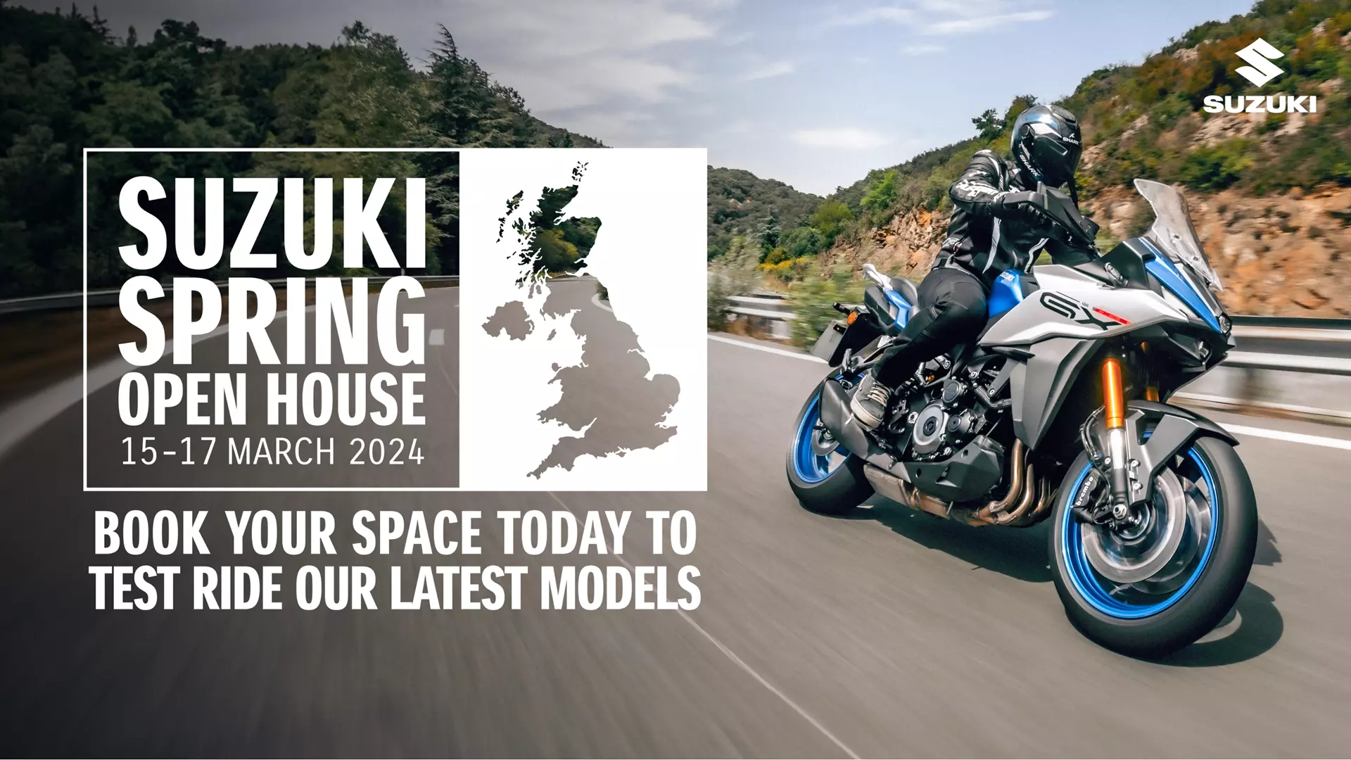 Suzuki Open House weekend set for 15th-17th March