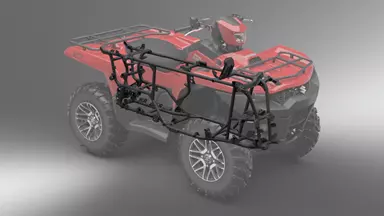 KingQuad 500X Flame Red | Suzuki ATV UK